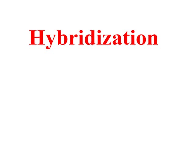 HYBRIDISATION : Derivation Of Wave Function For The Following Orbital ...