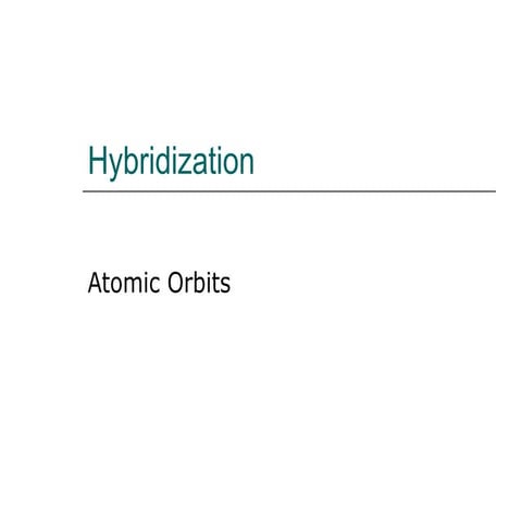 Hybridization | PDF