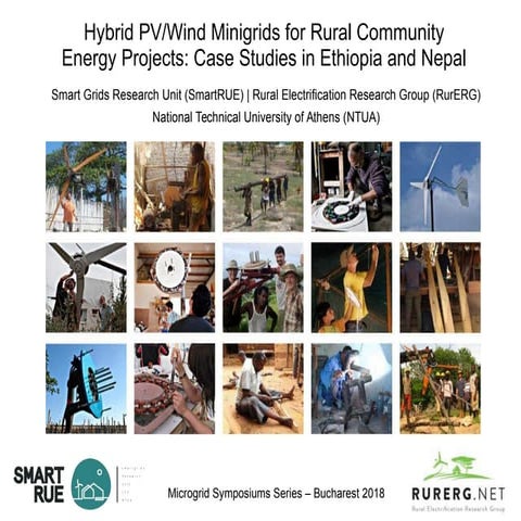 Hybrid PV/Wind Minigrids for Rural Community Energy Projects: Case ...