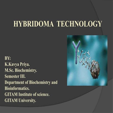 Hybridoma technology | PPTX