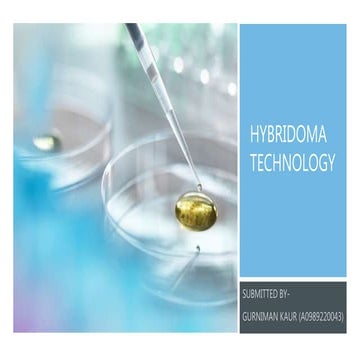 Hybridoma Technology | PPTX