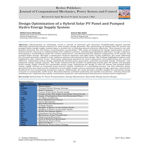 Hybrid optimization of pumped hydro system and solar- Engr. Abdul-Azeez.pdf