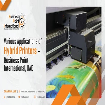 Hybrid Printers: The Key Applications and Its Advantages | PDF