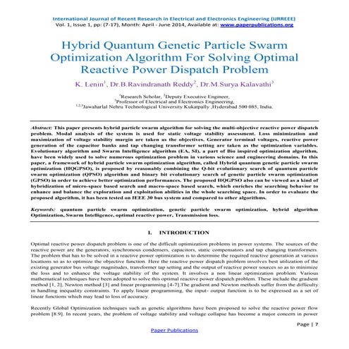 Firefly Algorithm Based Optimal Reactive Power Flow