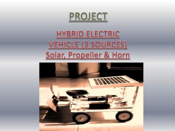 Solar Car Presentation | PPTX