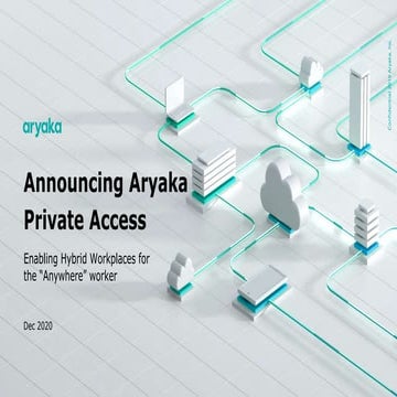 Aryaka Networks Corporate Introduction | PPTX