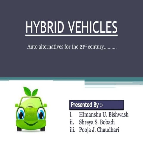 Hybrid Vehicle Technology | PPTX