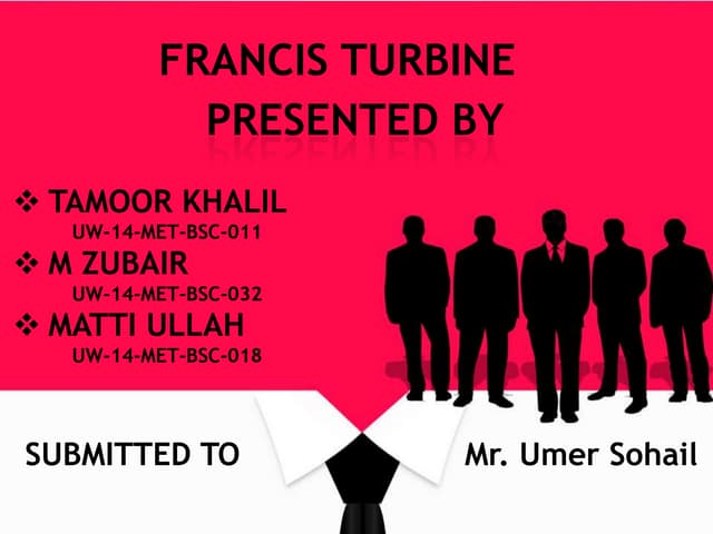 Design Calculation of 40 MW Francis Turbine Runner | PDF