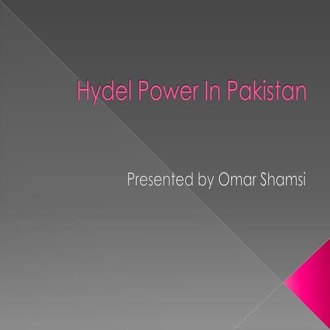 Hydel power | PPT