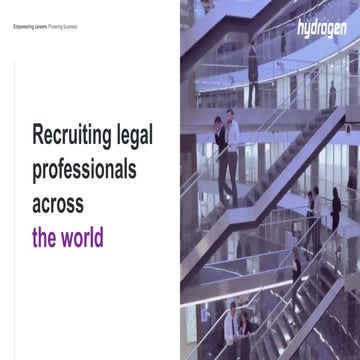 Recruiting legal professionals across the world | PPT