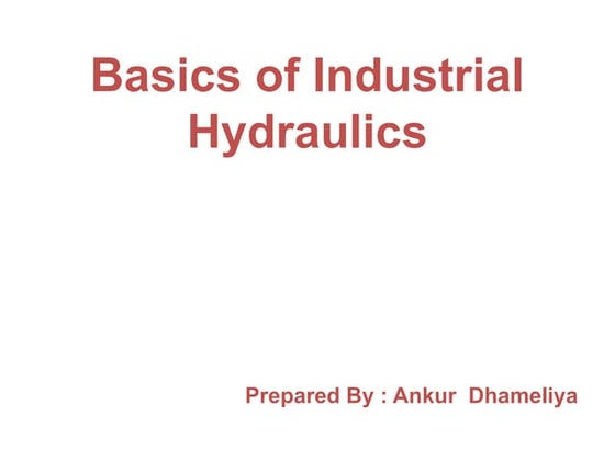 Study on hydraulic powerpack | PDF