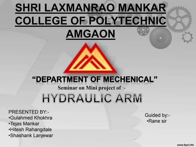 Basics of hydraulics | PPT