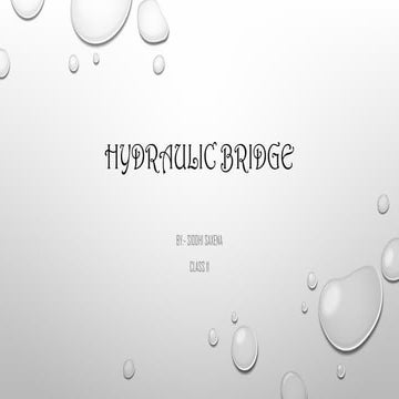 Hydraulic._.bridge._.pptx._.Model._.work._. | PPTX