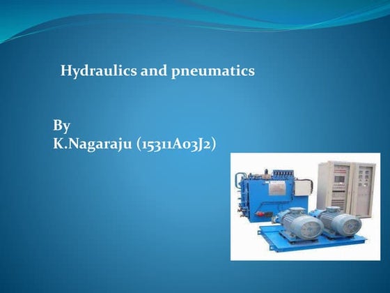 Hydraulic powerpack Basics | PPT