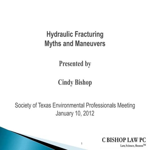 Hydraulic Fracturing Presentation | PPSX