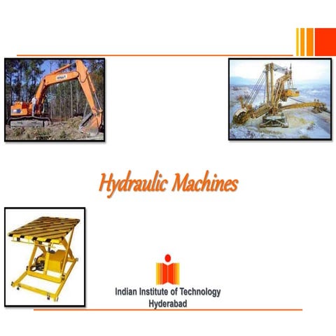 Hydraulic machines | PPTX