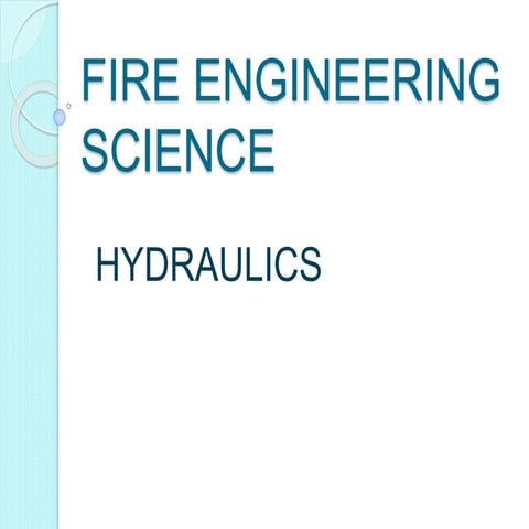 HYDRAULICS Class 4.ppt