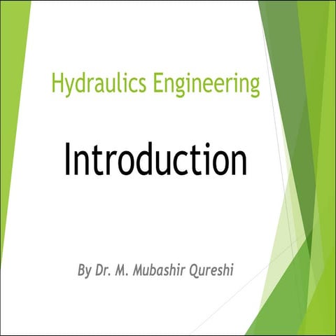 Introduction to Hydraulics engineering | PDF