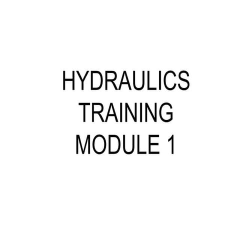 Basic hydraulic's laws and elements training.ppt