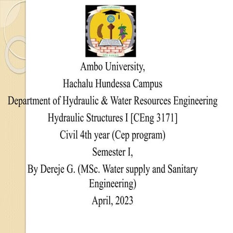 Hydraulic structure-I.pptx