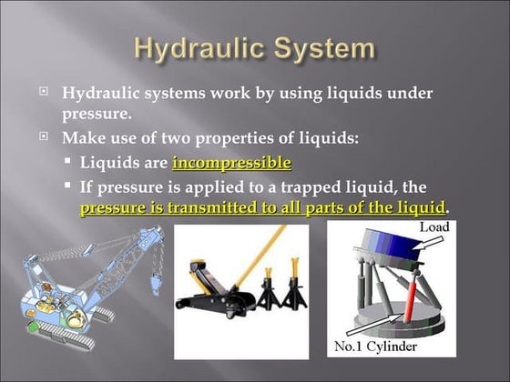 Hydraulic system | PPTX | Physics | Science