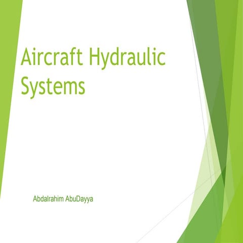 Basic hydraulic systems | PPT