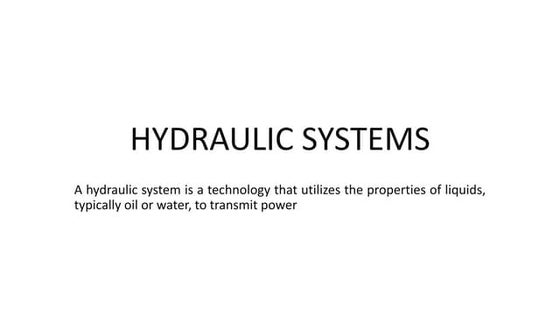 The Role of Hydraulic Systems in Modern Construction Equipment | PPT