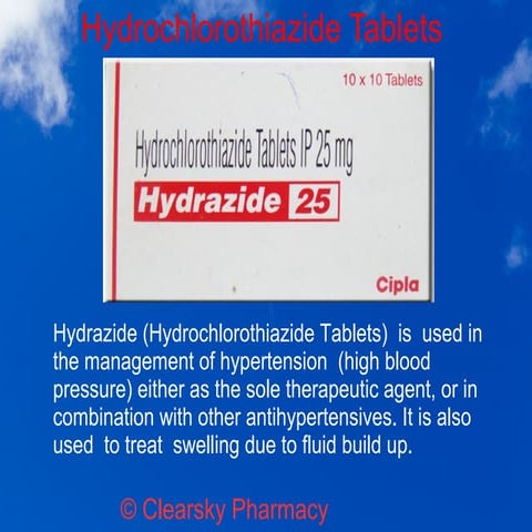 Hydrazide (Hydrochlorothiazide Tablets) | ODP
