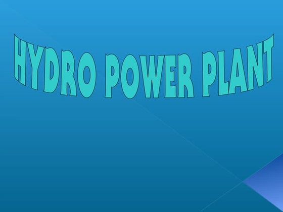 KOYNA HYDROELECTRIC POWER PLANT | PPT