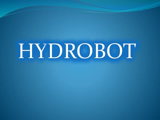 HYDROBOT - ΟΔΗΓΟΣ ΚΑΤΑΣΚΕΥΗΣ ΥΠΟΒΡΥΧΙΟΥ ΡΟΜΠΟΤ: part_1 | PDF