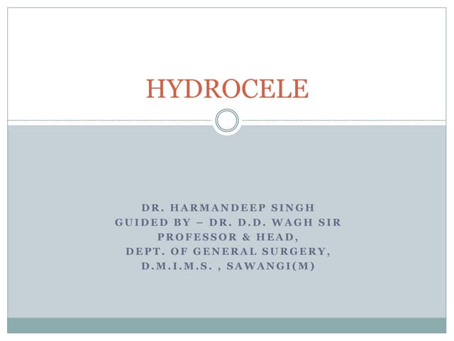 Hydrocele | PPT