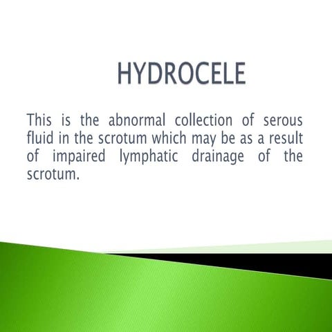 HYDROCELE.pptx | Infertility | Reproductive Health