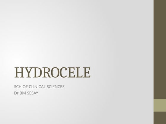HYDROCELE.pptx999999999999999999999999999999999999 | PPT