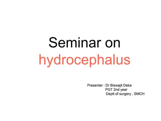 External Ventricular Drain (EVD) | PPTX