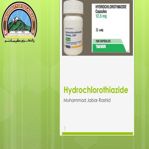Hydrochlorothiazide | PPTX