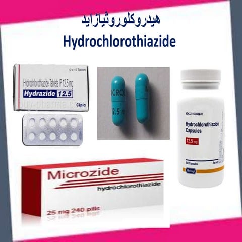 Hydrochlorothiazide usage | PPTX