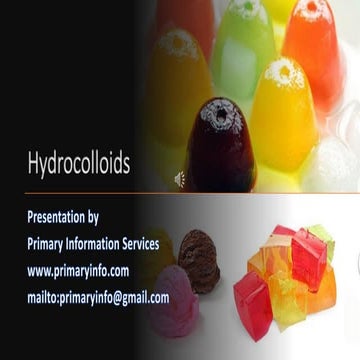 Hydrocolloids | PPT