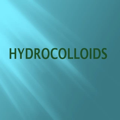 hydrocolloids impression dental material | PPT