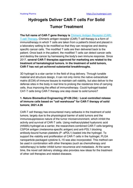 CAR T-Cell Therapy: Revolutionizing Cancer Treatment | PPT