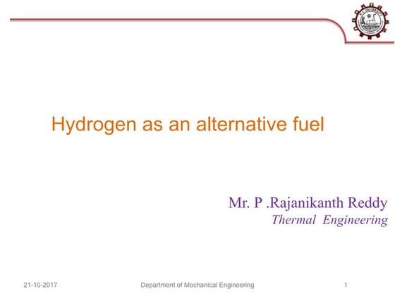 Hydrogen fuel cell | PDF | Power and Energy Industry | Industries