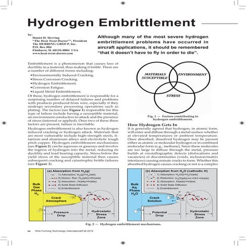 Hydrogen embrittlement | PDF