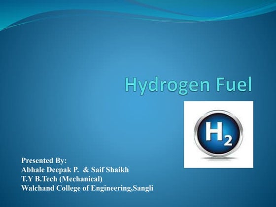 Hydrogen fuel cell | PDF | Power and Energy Industry | Industries