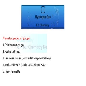 Hydrogen gas | PPT