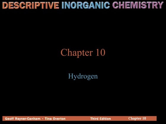 Hydrogen Presentation | PDF