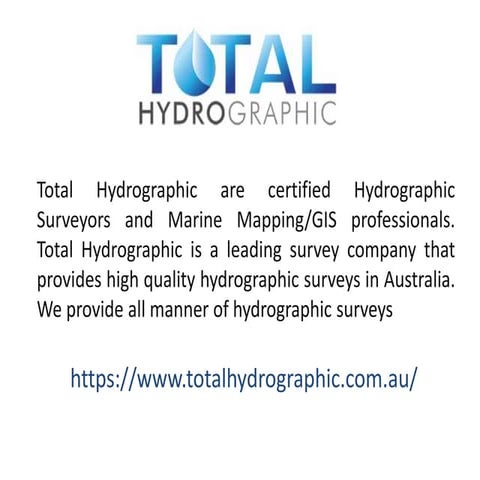 Hydrographic surveyors | PPTX
