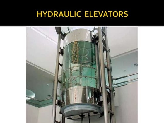 Elevator & Its working principle | PPTX