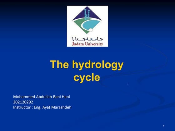 Introduction to Hydrology.pptx