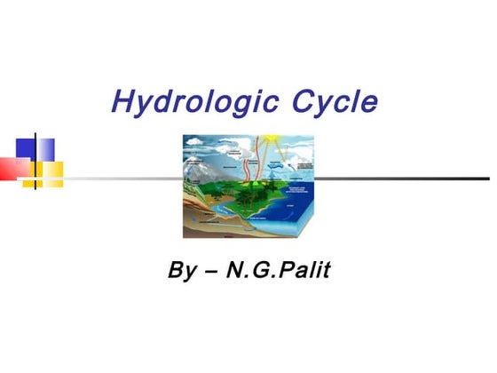 Hydrological cycle powerpoint presentation | PPTX