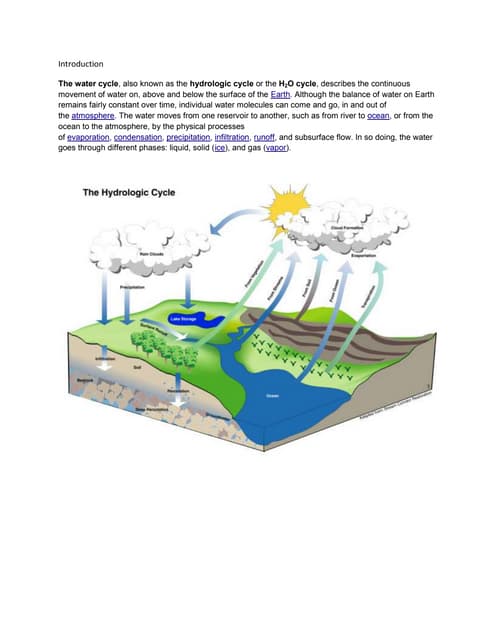 Hydrologic cycle | PPT