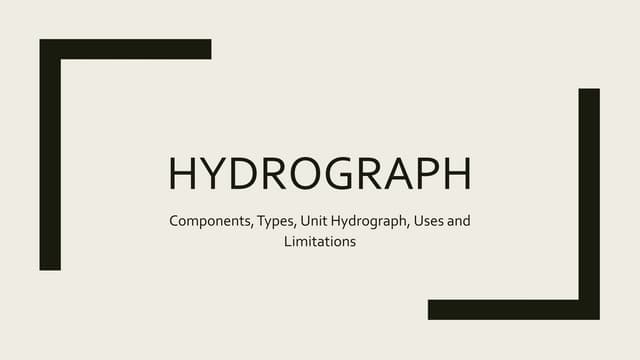 Hydrograph | PPTX